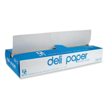 Avant Grub 12 x 12 inch Extra Large Green and White Food Wax Paper, 300 ...