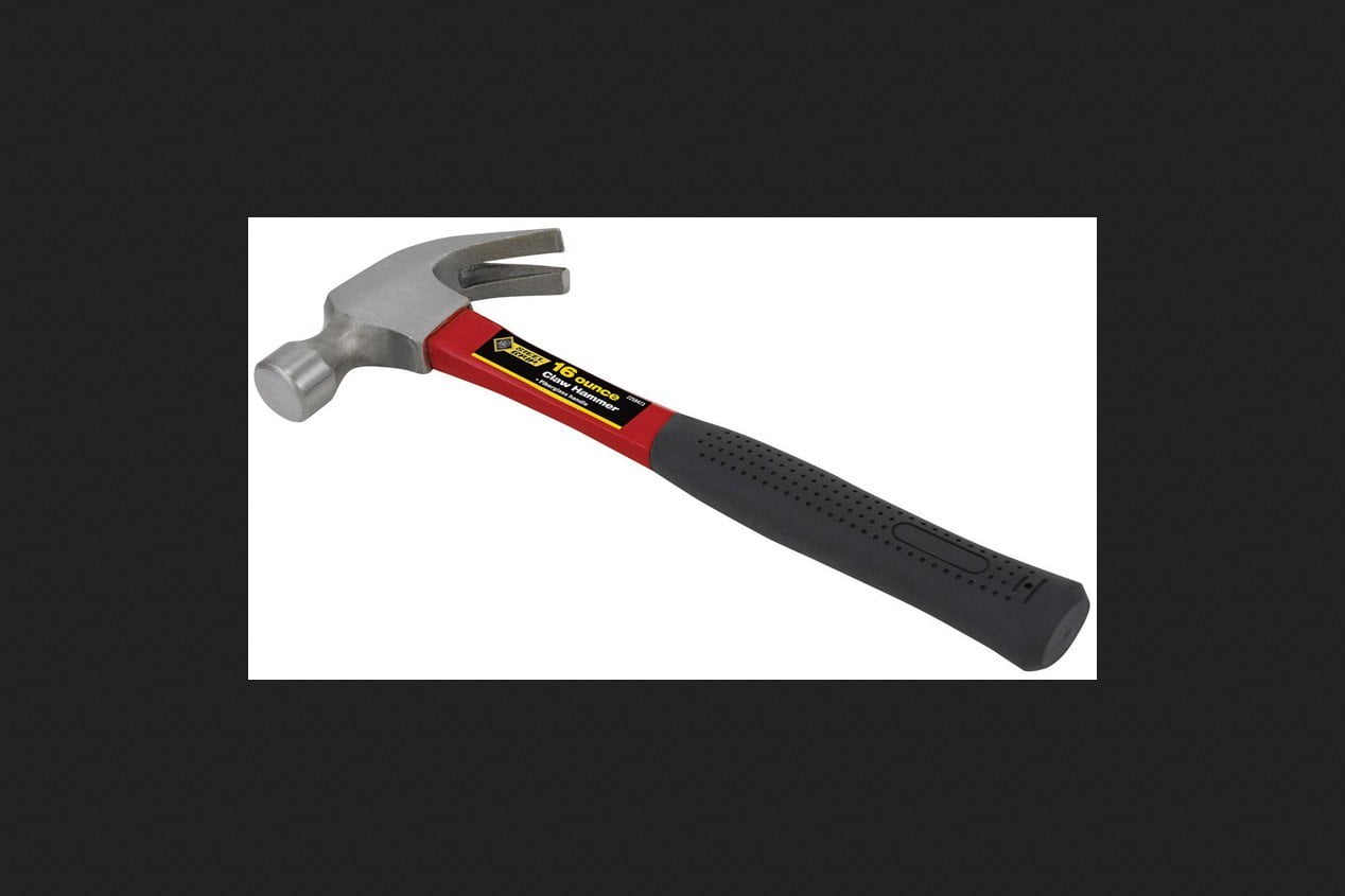Mango de fibra de vidrio Claw Hammer General Tech Intl, 16 onzas ...