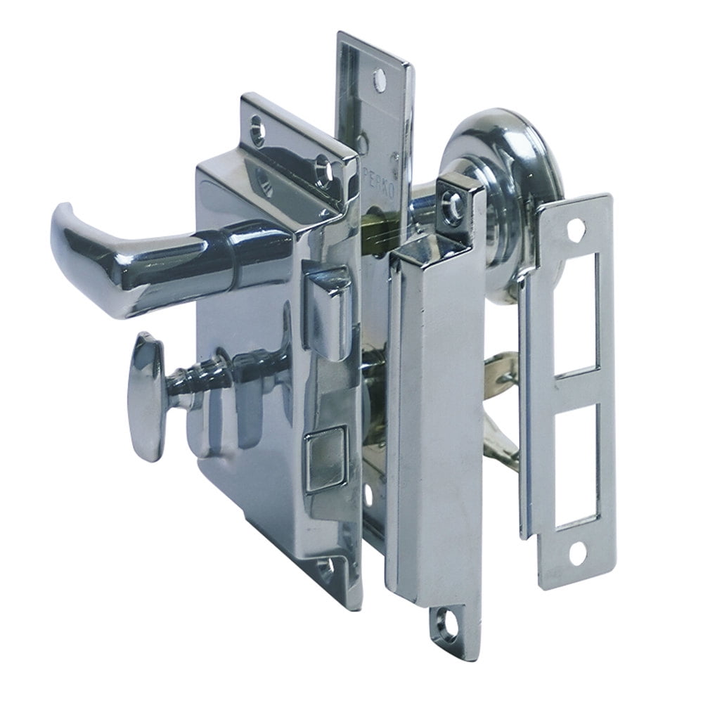 Perko 0918DP0CHR Regular-Bevel Rim Lock Set with Box Strike - Walmart.com