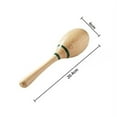 Musfunny Maracas Hand Percussion Rattles,Beech Wood Material Rumba ...