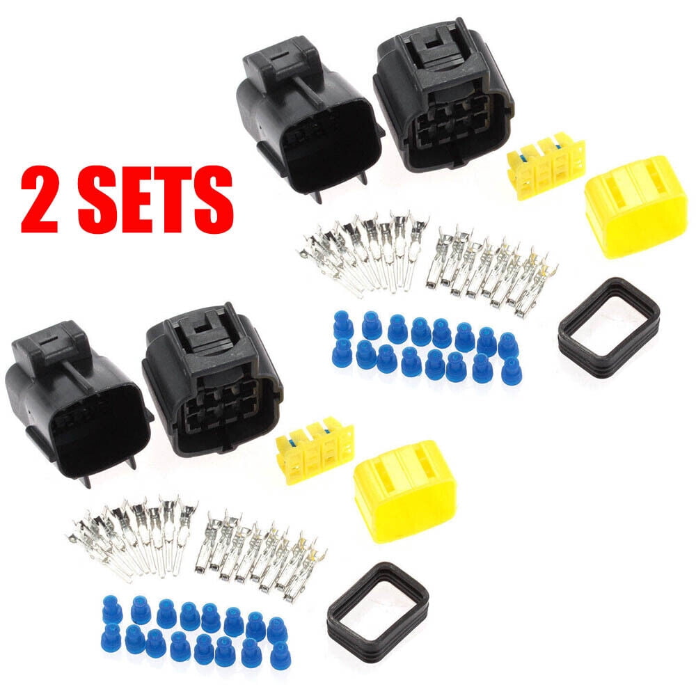 Car Motorcycle Waterproof 8 PIN Electrical 1.8MM AWG Wire Connector ...