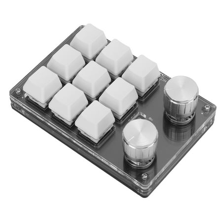 Shortcut Programmable Keyboard, USB Dual Mode Mini Keyboard With Knob ...