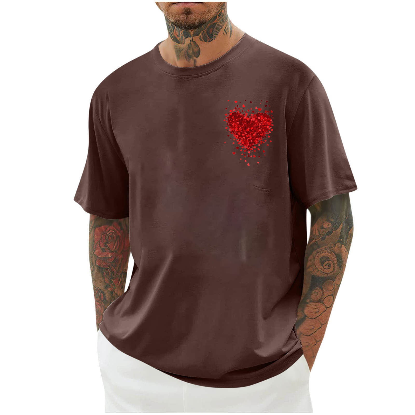 Click here for Posijego Mens Short Sleeve T-Shirts Printed Crew N... prices