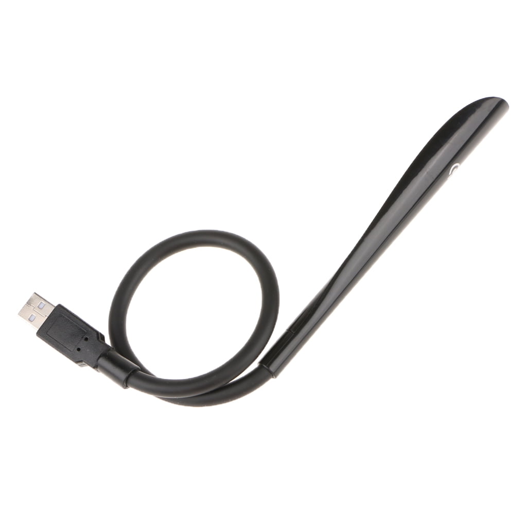 Flexible USB Touch Mini Lamp For Computer Keyboard Reading Laptop Black ...