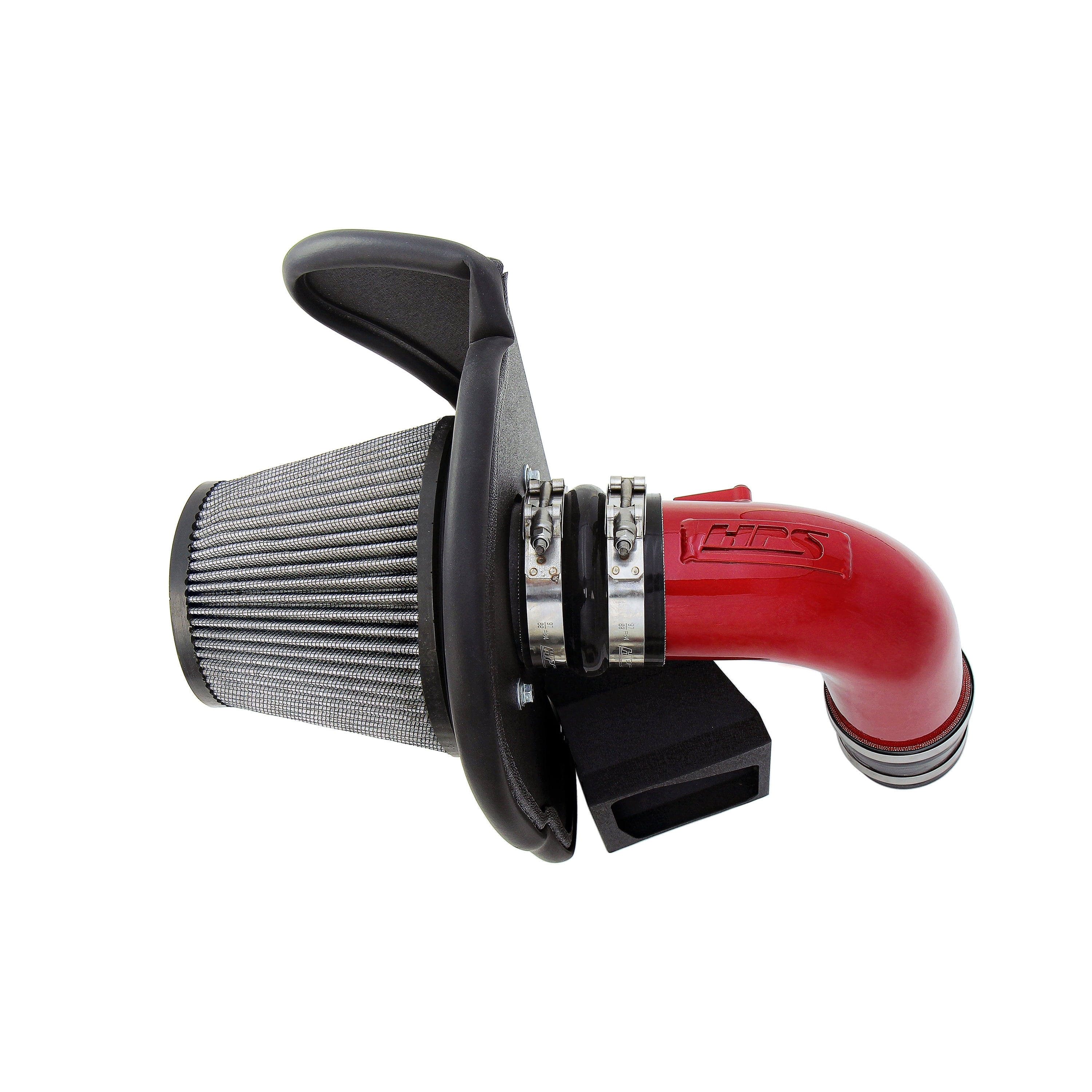 HPS Performance Red Air Intake Kit with Heat Shield Compatible for 2019 ...