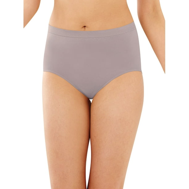 Bali Bali Comfort Revolution Microfiber Brief 3 Pack Nude Warm Steel