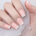 240x/Box French Tip False Nails Long Press On Nails Artificial Nails ...