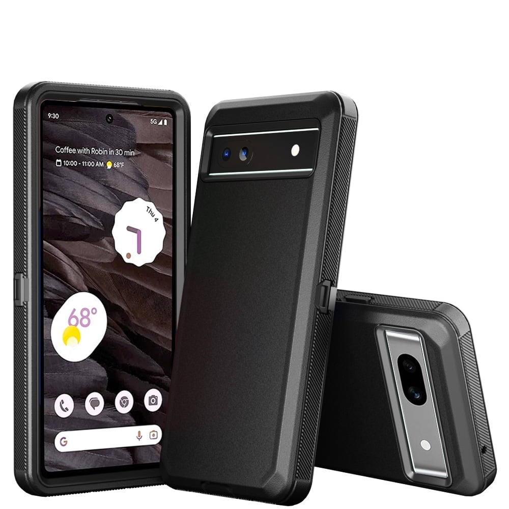 Xhy Google Pixel 7a Case Military Grade Heavy Duty Protection 3 in 1 ...