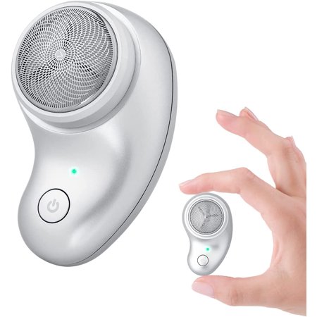 Men's Electric Portable Travel Shaver, Mini Pocket Size Rotary Razor ...