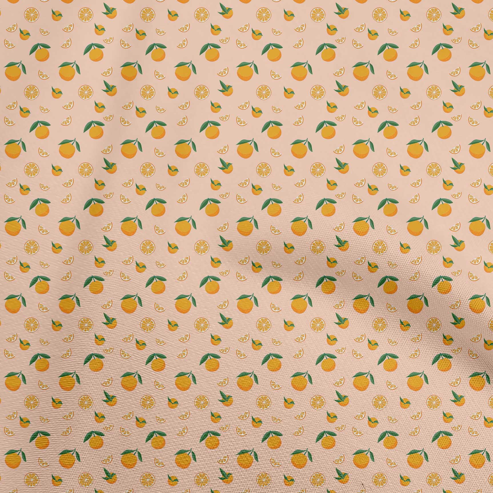 oneOone Viscose Chiffon Peach Fabric Coffeeinated & Vaccinated Sewing ...