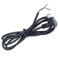 25cm/1m/2m USB Male to Open End 4Pin Power Cable Extension Cord ...