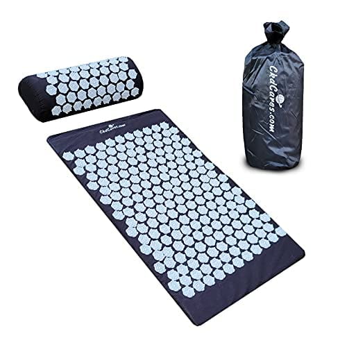CKDCARES Acupressure Mat and Pillow Set, Full Body Massage Mat with ...