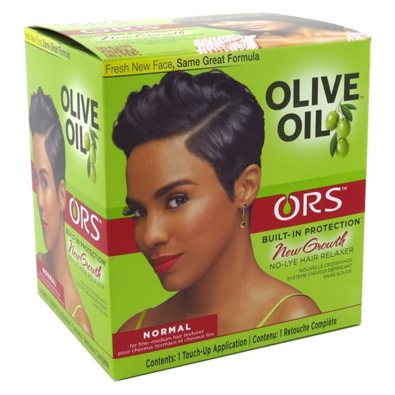 ORS Olive Oil No-Lye Hair Relaxer Kit, Normal Strength for Fine to ...