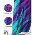 Abstract Flame Kitchen Curtains Blue Purple Orange Flames Gradient ...