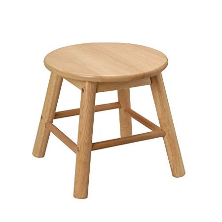 Constructive Playthings Childrens Classic Wooden Classroom Stool ...