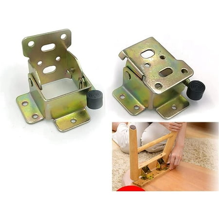 （1 Pair） 90 Degree Self-Locking Folding Table Leg Extension Folding ...