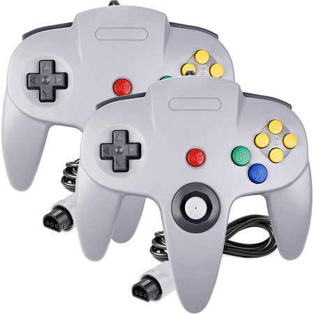 XYCCA 2 Pack N64 Controller, Classic Wired N64 Game pad Joystick, N64 ...