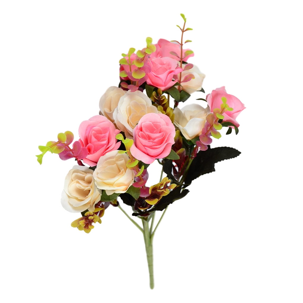 Artificial Rose Bouquet Simulation Floral Decor Wedding Banquet ...
