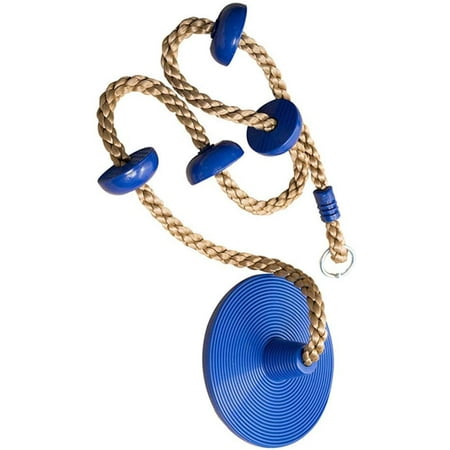 Climbing swing, climbing rope, disc swing with foot support, children's ...