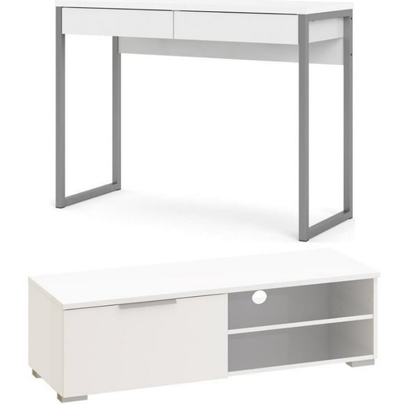 Tv Stand Computer Desk Combo