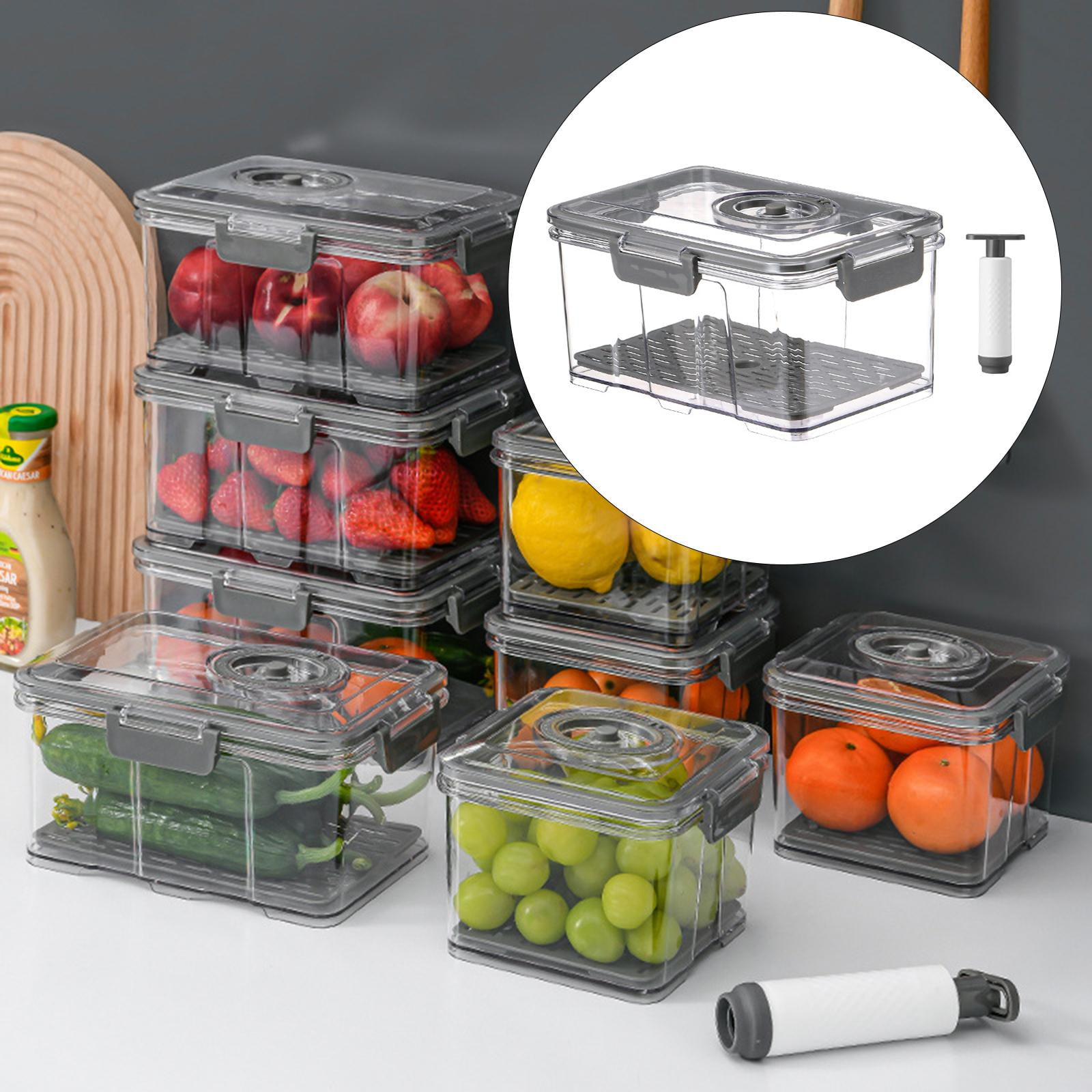 Click here for Runquan Food Storage Organizer Pantry W/ Lid Vacuu... prices