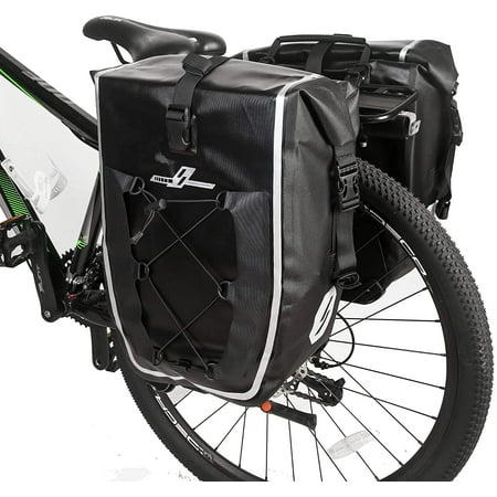 Bike Panniers Bicycle Rear Front Roller Panniers Bag Waterproof Front ...