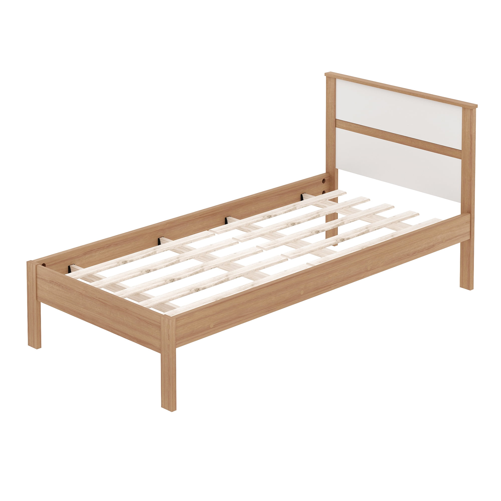 Mueble Cama Individual Almendra/Blanco MADIK Modelo CM8011.0002 MADIK ...