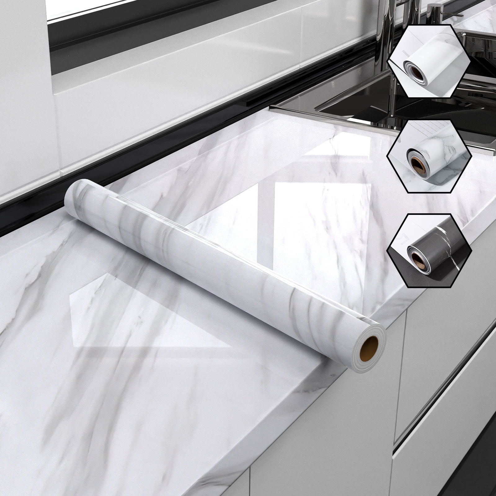 Click here for Hcyz 1 Roll Of Marble Wall Sticker Kitchen Counter... prices