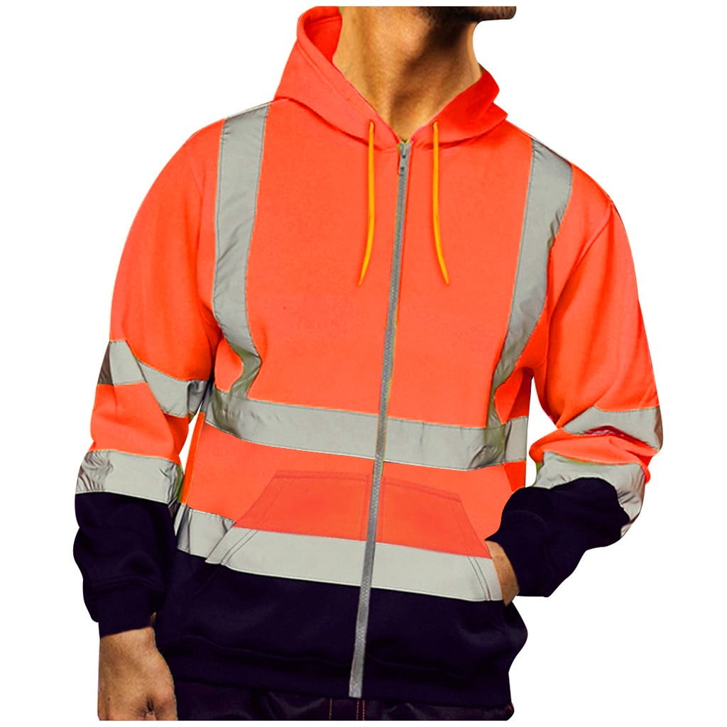 Click here for Ceangrtro High Visibility Mens Pullover Hooded Swe... prices