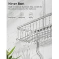 Shower Caddy Hanging - Never Rust Shower Organizer - Aluminum Over The ...