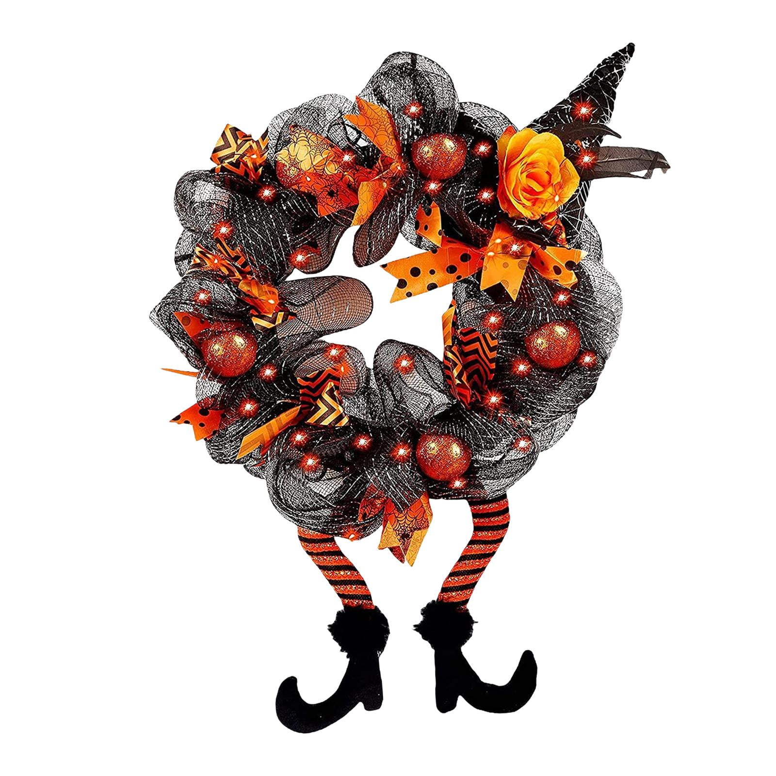 Click here for Tnarru Novelty Halloween Wreath For Front Door Wit... prices
