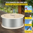 Free Shipping! BENTISM 316 Stainless Steel Cable 500ft Stainless Steel ...