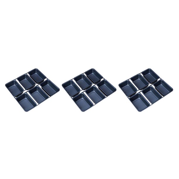 relayinert 6 Cups Mini Loaf Pan Non Bread Mini Stick Bakeware Baking ...