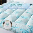 5 Inch Mattress Topper Breathable Viscose Air Layer,Memory Mattress ...