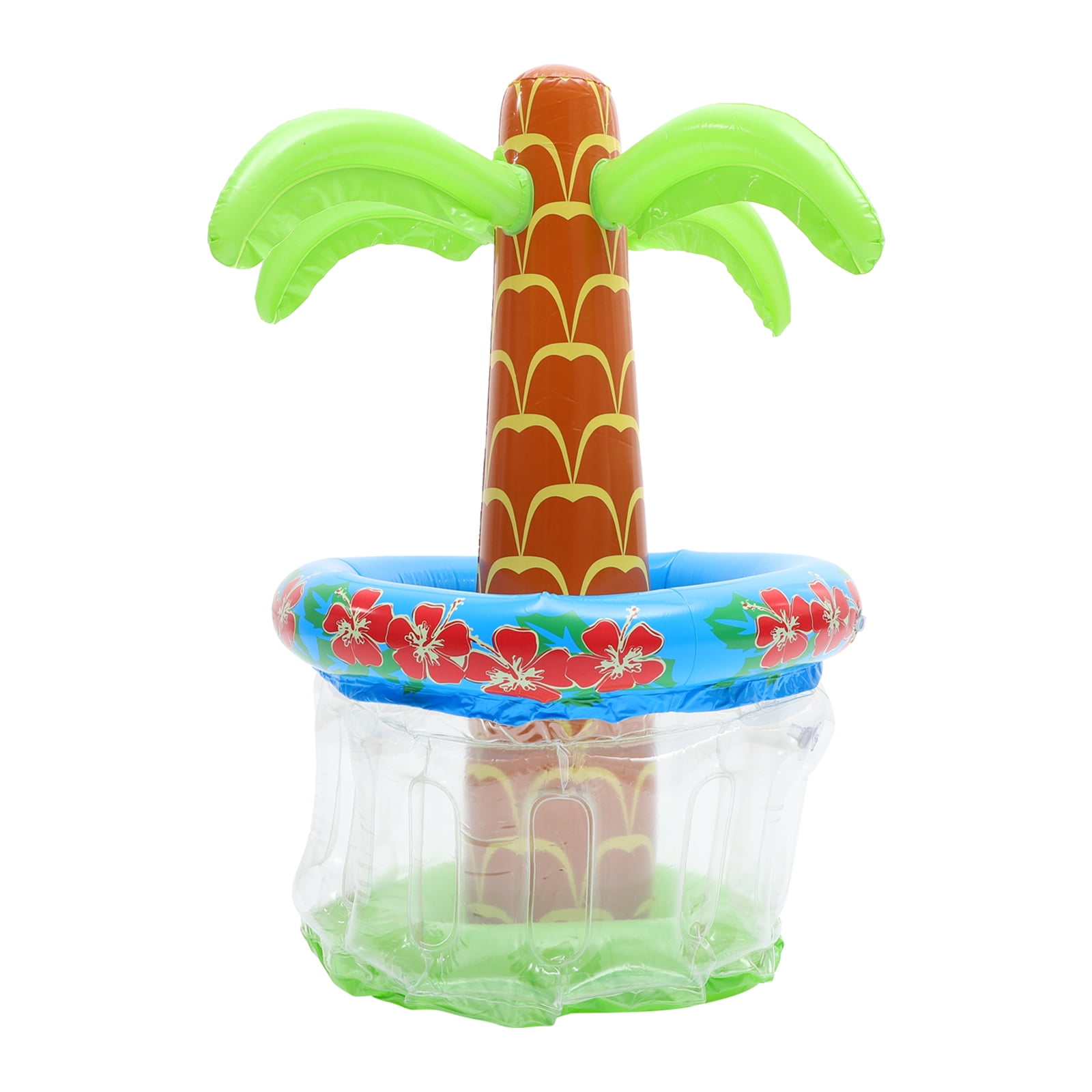 OUNONA Inflatable Tree Palm Bucket Cooler Ice Holder Serving Hawaiian ...