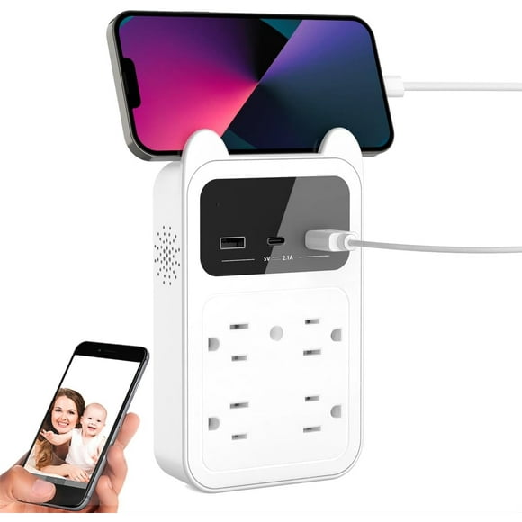 Wireless Phone Charger Hidden Camera
