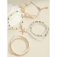 QQTDFG 7pcs Bohemian Style Beaded Bracelets With Shell, Beads ...