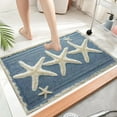Antqov Cute Bath Mat 16x24" Non Slip Absorbent Animal Shaped Bathroom ...
