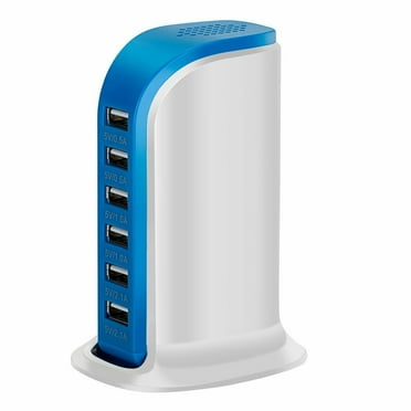 Poweradd 4 Multi-Port Power USB Hub Wall Charger Fast Charging Station ...