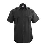 First Class 100% Polyester Short Sleeve Zippered Uniform Shirts - White ...