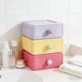 Drawer Style Multi-Color Desktop Organizer with Stackable Design for ...
