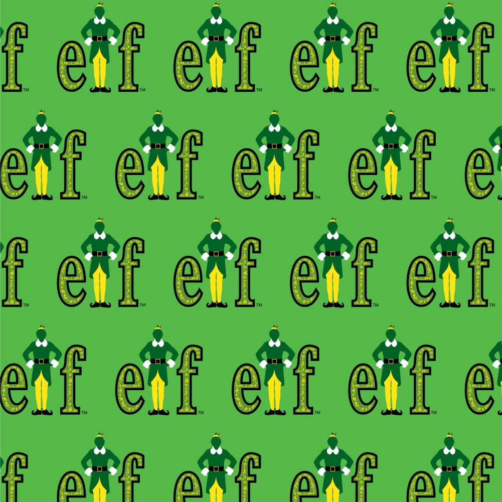 Elf Movie Logo Premium Roll Gift Wrap Wrapping Paper - Walmart.com