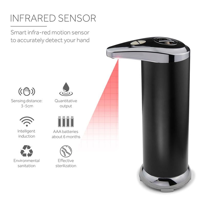 Buy Automatic Soap Dispenser Touchless Foaming Soap Dispenser IR Sensor ...