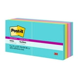 Post-it Super Sticky Notes, 3 in. x 3 in., Supernova Neons, 12 Pads ...
