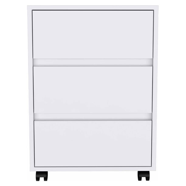 White 3 Drawer Cabinets