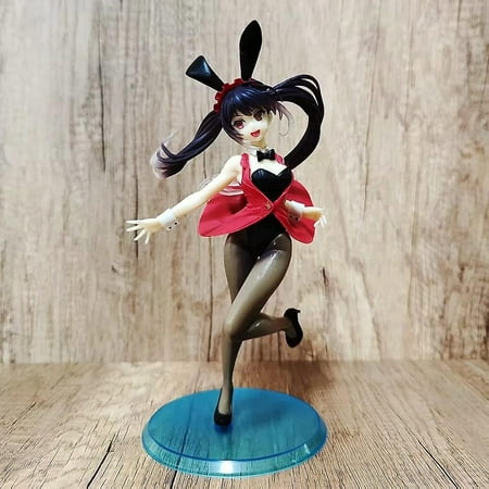 20cm Anime Date A Live Kurumi Tokisaki Bunny Girl Figure Limited Series ...