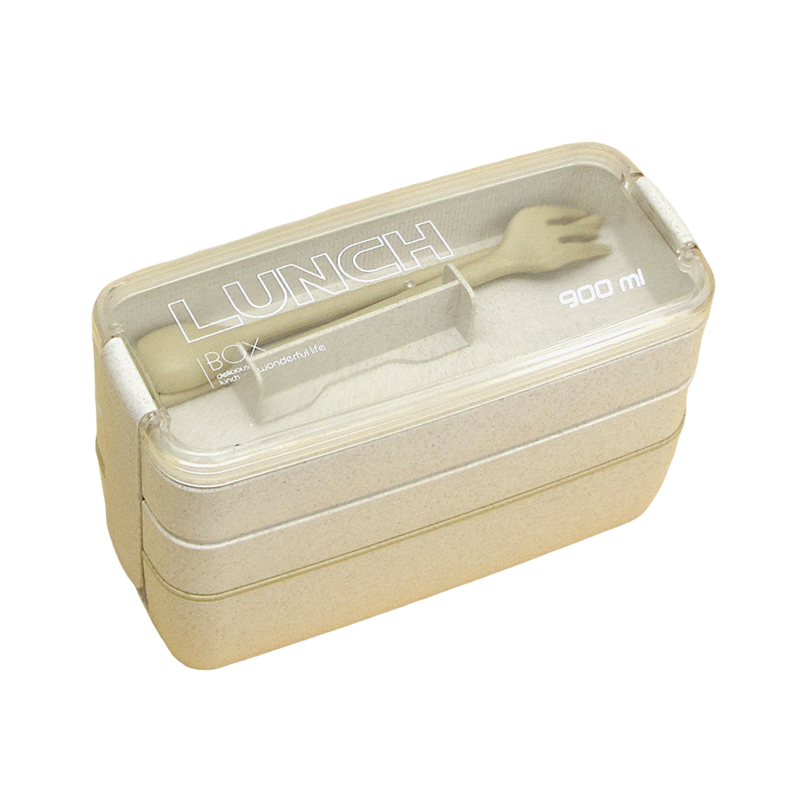 FaLX Three Layers Lunch Box - Large Capacity, No Odor, Mixture Great ...