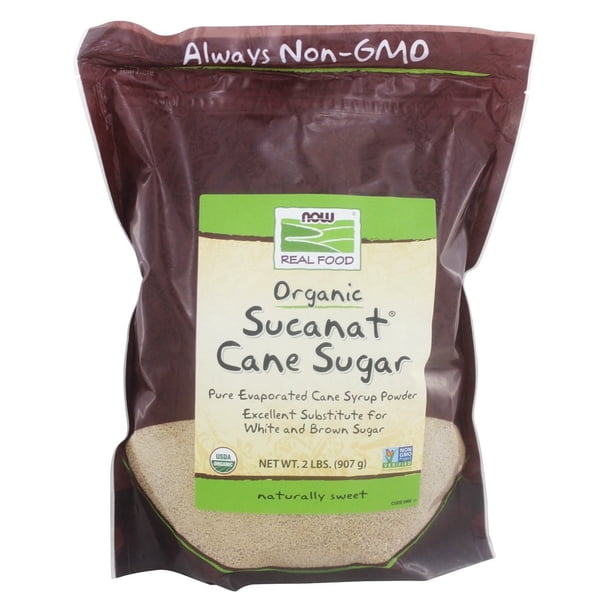 NOW Foods - Real Food Organic Sucanat Cane Sugar - 2 lbs. - Walmart.ca