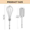 3PCS Stainless Steel Whisk Attachments Hand Mixer Beaters Hand Mixer ...