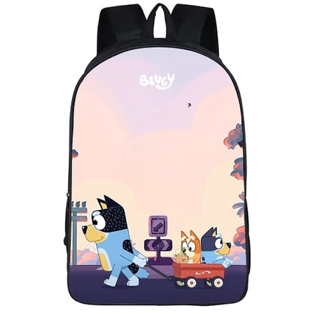 bluey student schoolbag large-capacity single-layer backpack ...